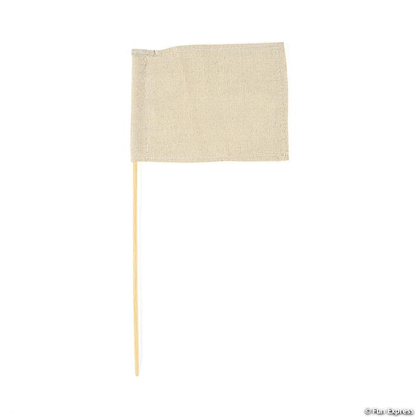 DIY Small Canvas Flags